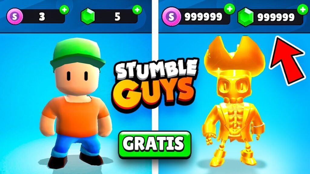Stumble Guys: cómo conseguir gemas, skins, fichas y emotes fácilmente
